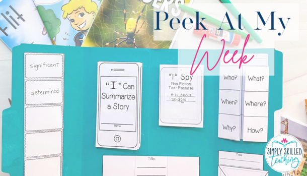 Peek at my Week :) - Simply Skilled Teaching