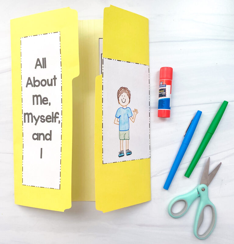 All About Me Project - Back to School - Simply Skilled In Second