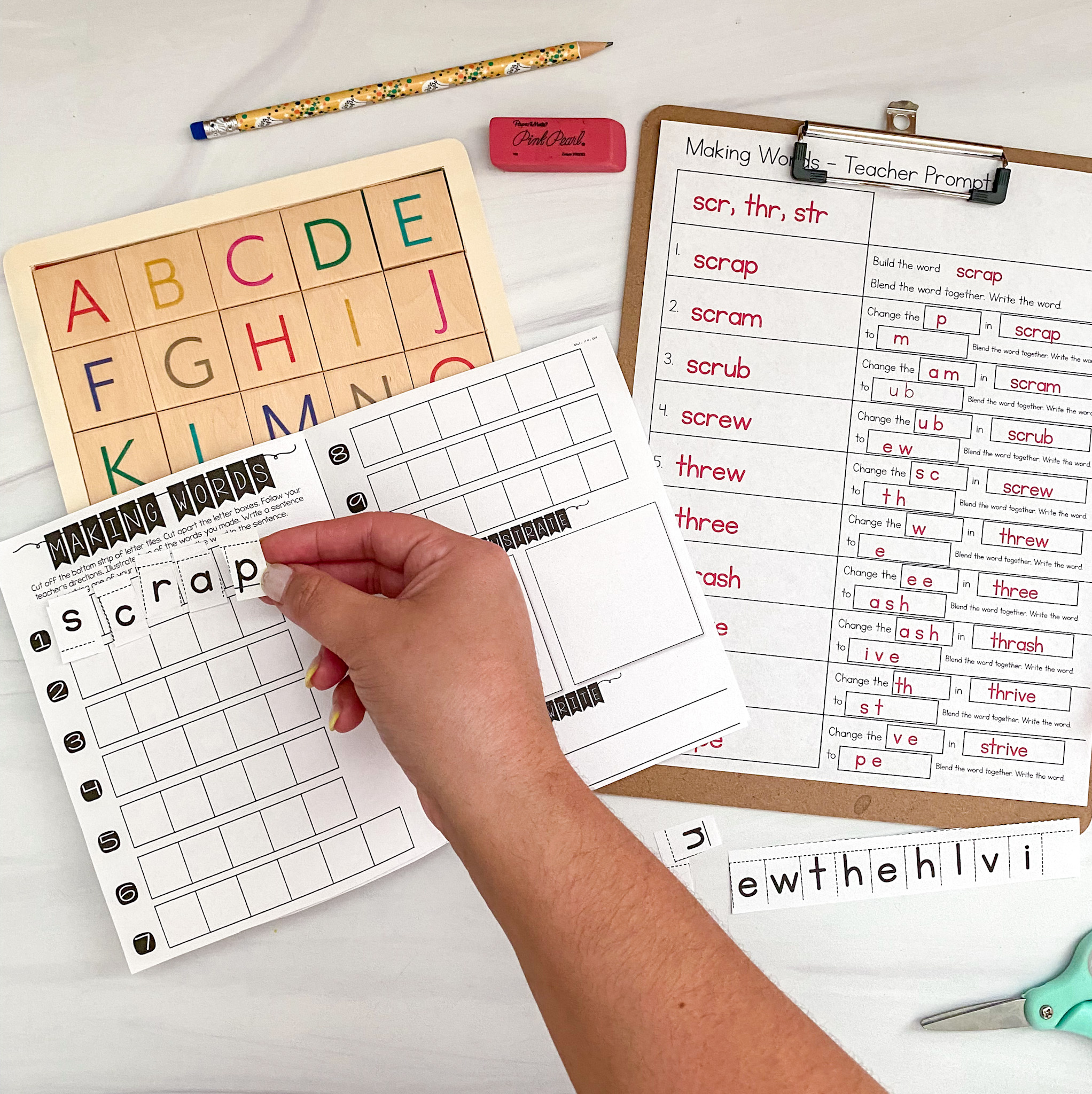 Word Work for Emergent Readers (Levels A, B, and C) - Simply Skilled ...